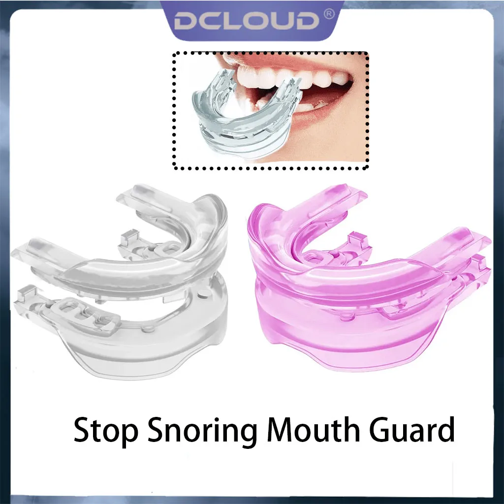 1Set-Stop-Snoring-Mouth-Guard-Anti-Snore-Adjustable-Custom-Mold ...