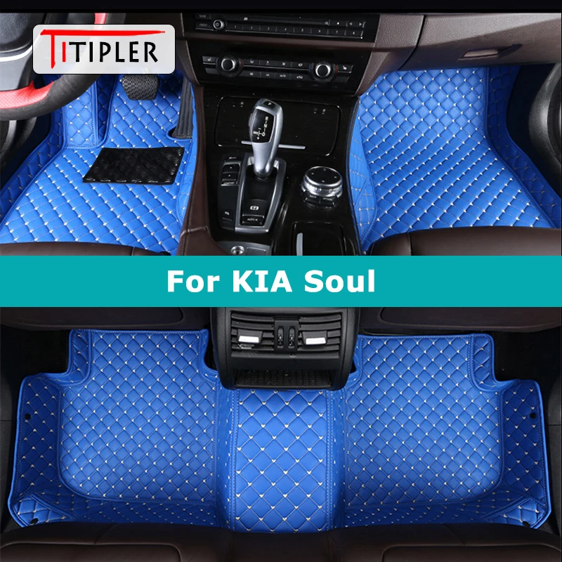 TITIPLER-Custom-Car-Floor-Mats-For-KIA-Soul-Auto-Carpets-Foot-Coche ...