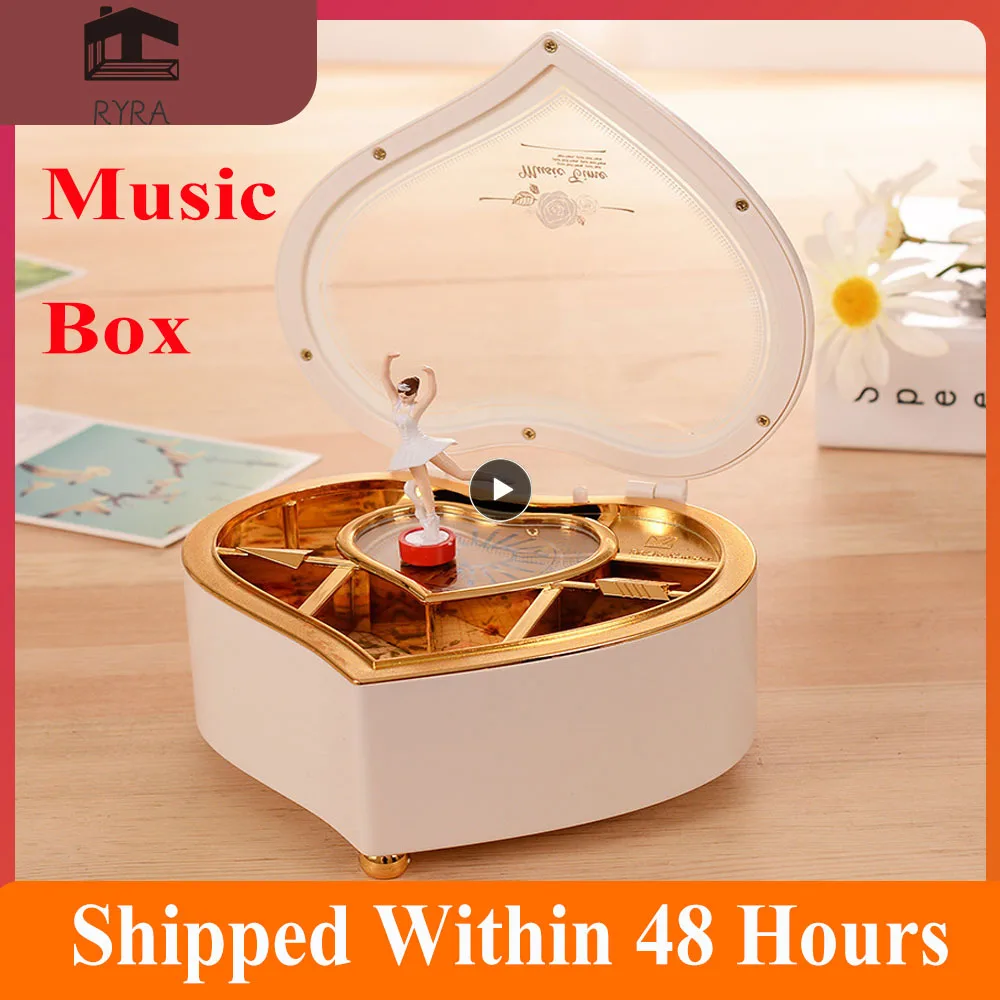Classic-Rotating-Dancer-Hand-Crank-Musical-Boxes-Romantic-Classic-Piano ...