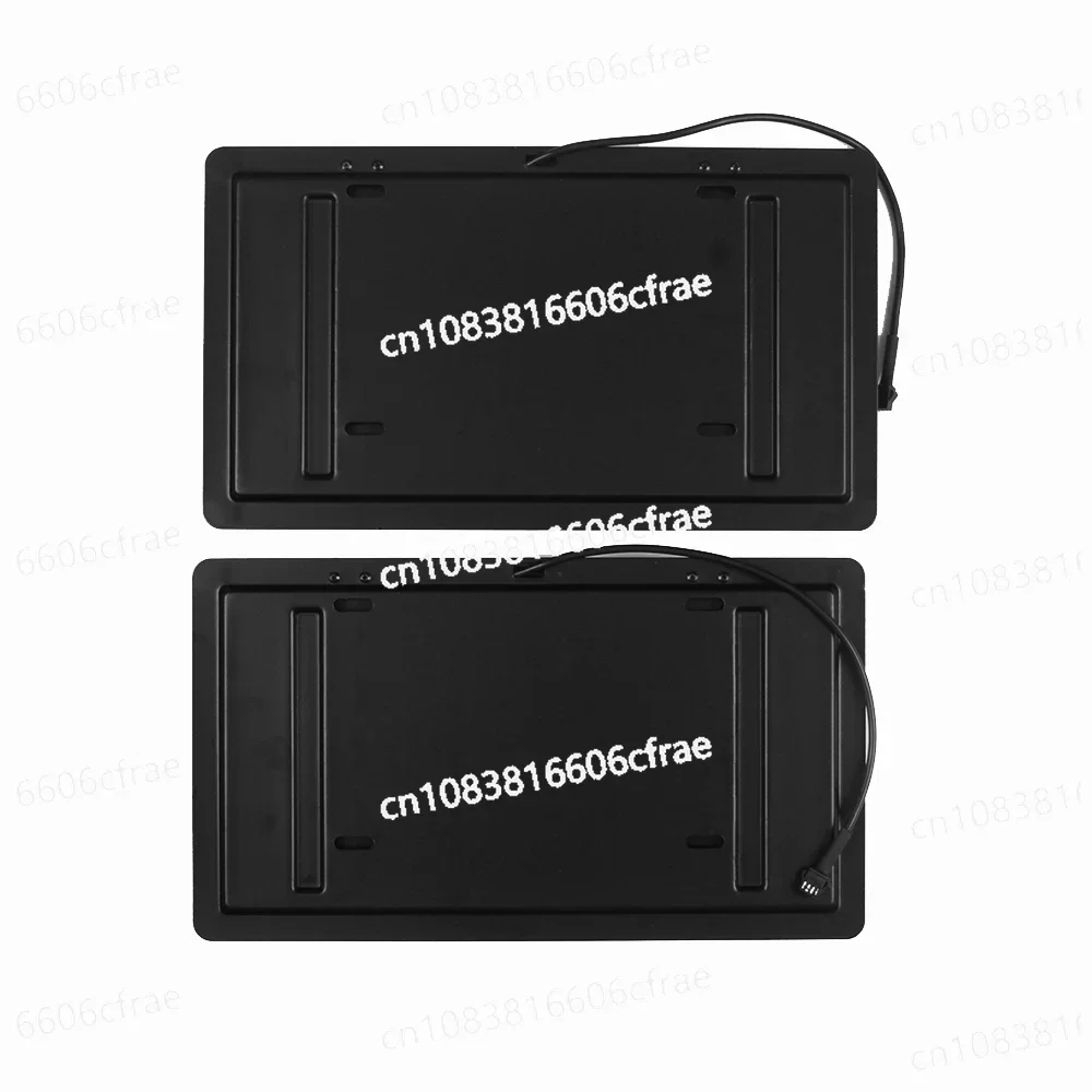 One-Pair-American-Auto-Electronic-License-Plate-Frame-Front-and-Back ...