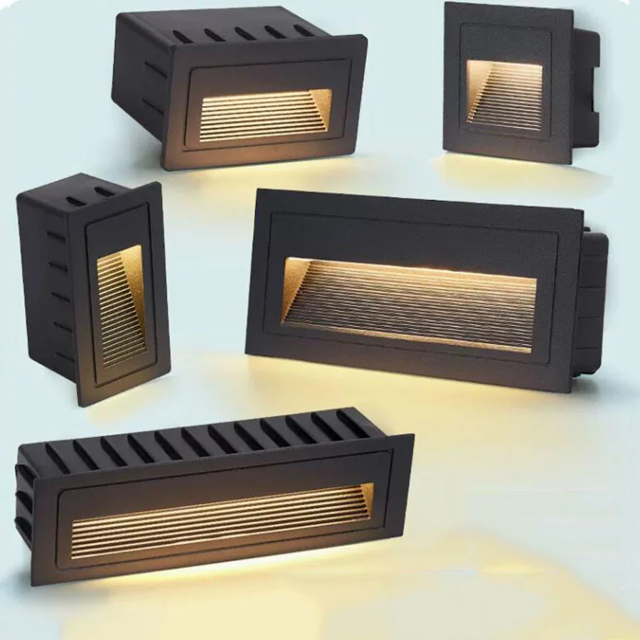 Waterproof-LED-Stair-Light-Step-Light-Recessed-Wall-Corner-Light ...