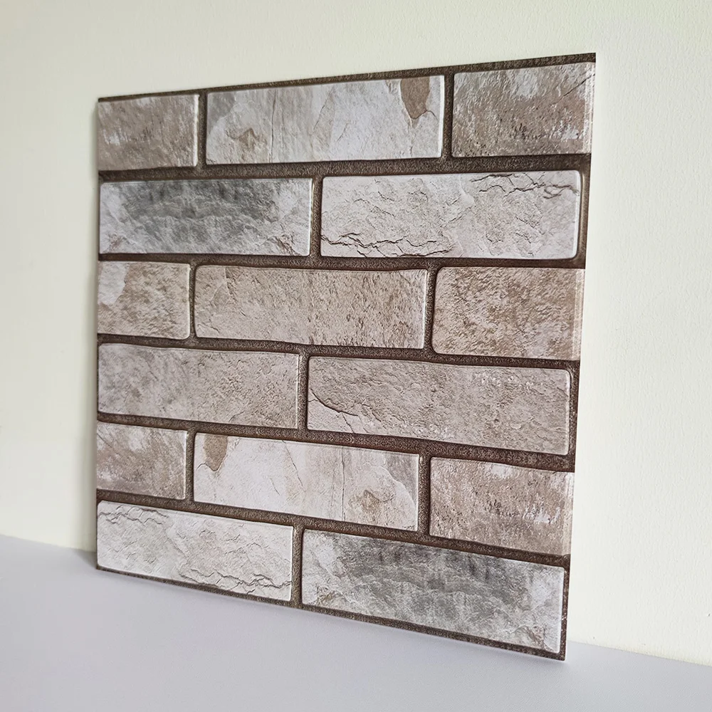 5PCS 10PCS Brick Pattern Self-adhesive Wall Sticker,Two Styles,2024 New ...