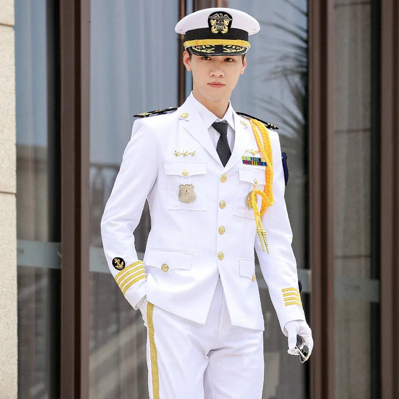 Airline Pilot Uniform White