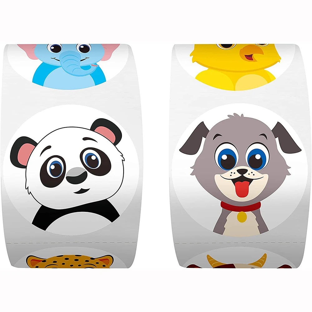 100-500pcs-Cute-Panda-Animals-Stickers-for-Kids-Children-School ...