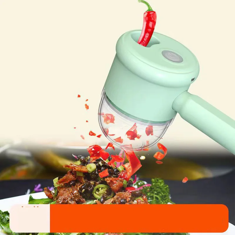 Vegetable Chopper 1PC Home Use USB Charging Garlic Automatic Slicing ...
