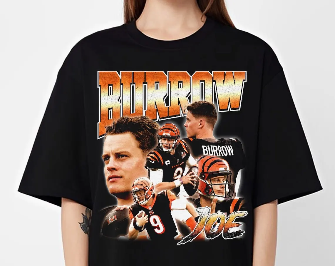 Joe-Burrow-Vintage-Washed-ShirtBurrow-Shirt-Vintage-ShirtBurrow-Shirt ...