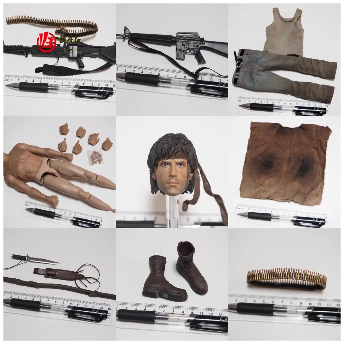 1/6 des figurines d'action modèle Threezero 3A 3Z02880W0 premier sang ...