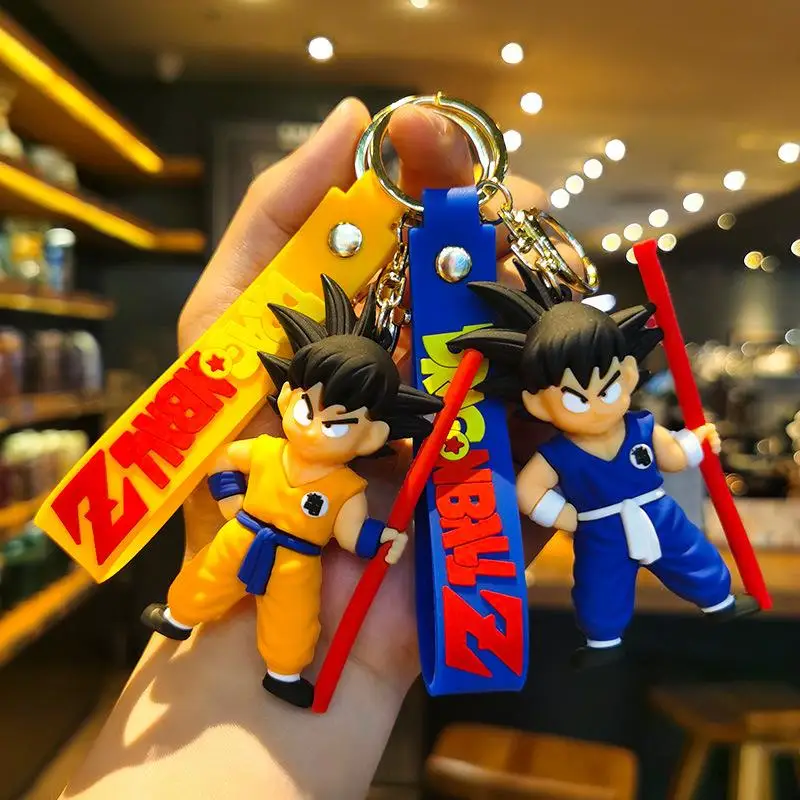 Dragon-Ball-Figure-Son-Goku-Keychain-Cute-Anime-Doll-Keyring-Fashion ...
