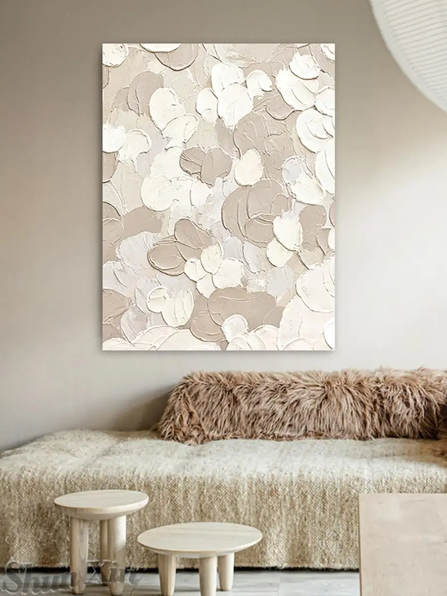 Large Sizes Handpainted Oil Painting On Canvas Modren Abstract Light ...