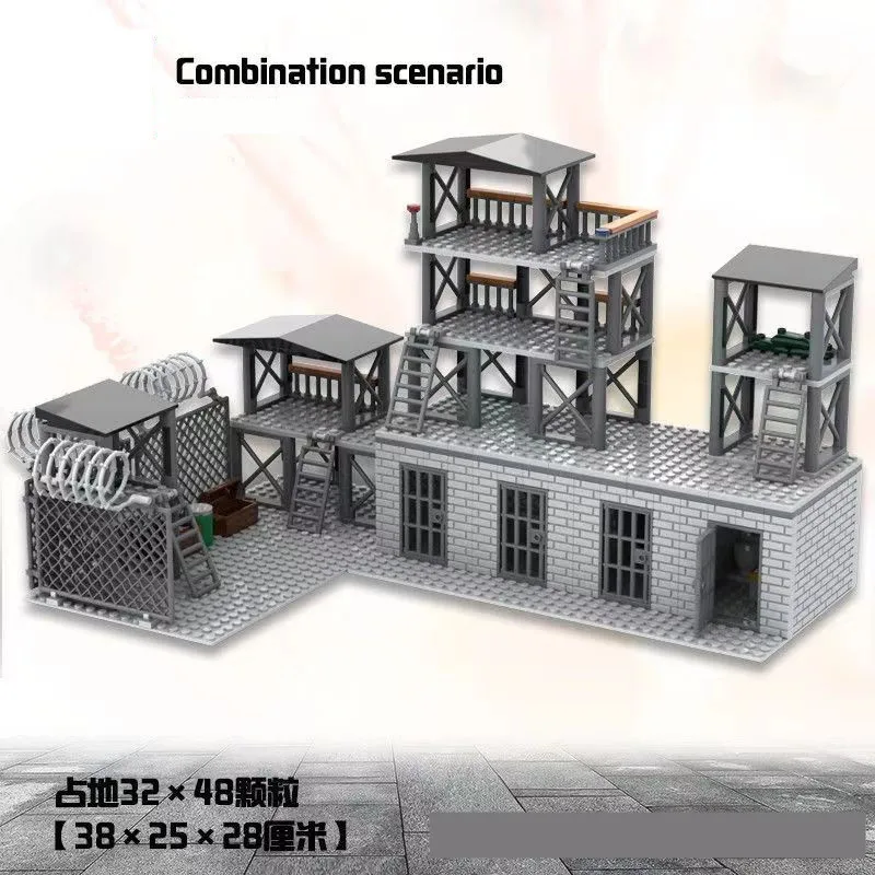 MOC-Building-Blocks-Kits-para-Meninos-Base-Militar-Building-Bricks ...