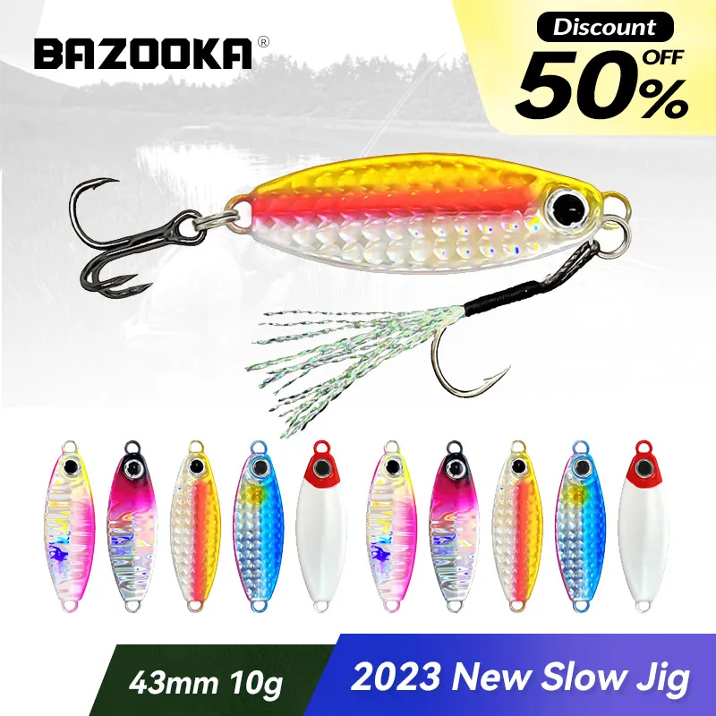 Bazooka-Slow-Jig-Metal-Jigging-Fishing-Lure-Hard-Bait-Sinking-Shore ...