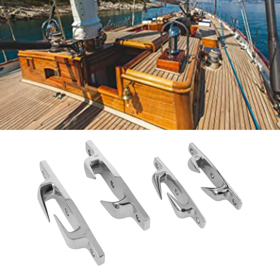 Cleat For Boat 2 PCS 4.69 Inch Boat Bow Chocks 316 Stainless Steel ...
