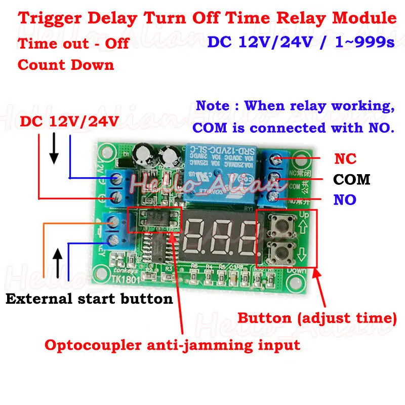 DC-12V-24V-Digital-LED-Display-Timer-Relay-Switch-Trigger-Countdown ...