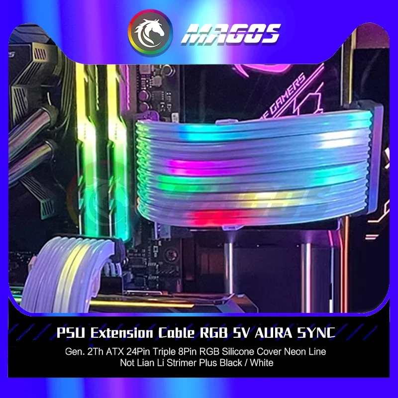 PSU-Extension-Cable-ARGB-5V-SYNC-Gen-2Th-ATX-24Pin-Triple-8Pin-RGB ...