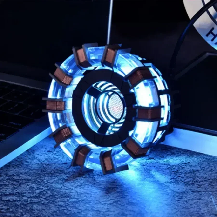 Genuine-Iron-Man-Mark1-Alloy-Reactor-Heart-Reactor-Marvel-Figure-Model ...