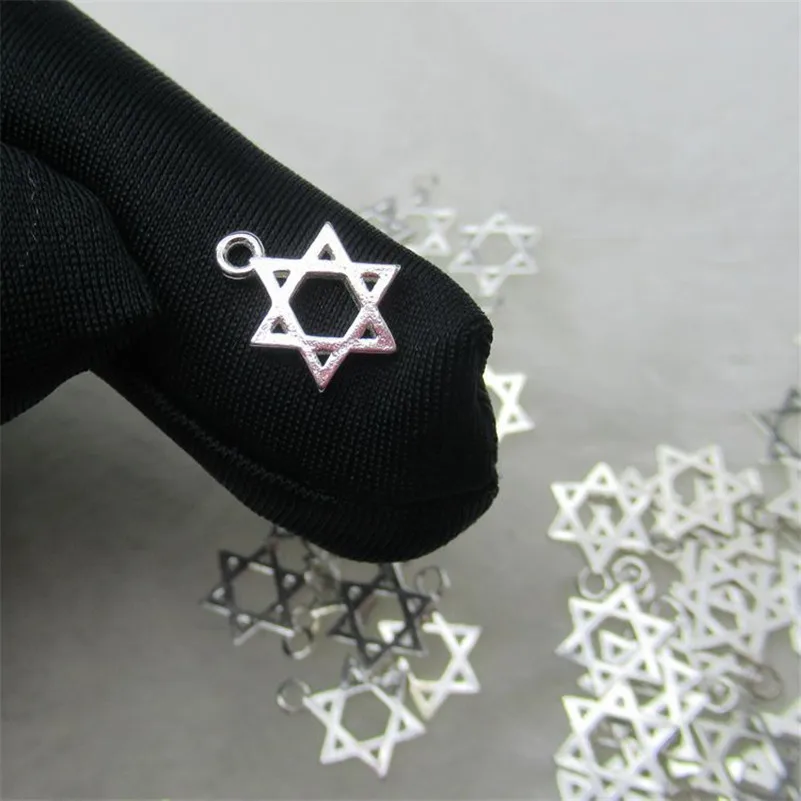 2PCS-Lot-925-Sterling-Silver-Jewish-Judaism-Star-Pendant-for-Jewelry ...