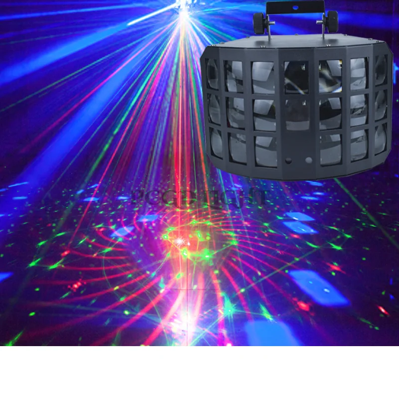 Three-Layer-Butterfly-LED-Laser-Beam-Projector-Music-Dj-Equipment-Mood ...