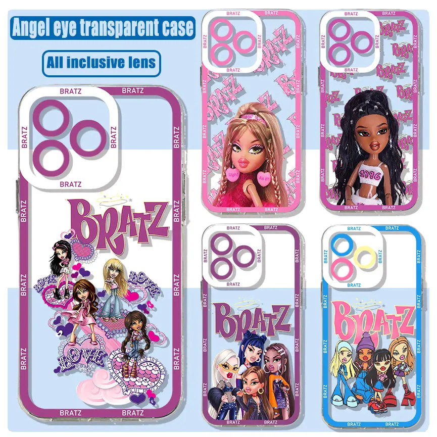 Cute-Cartoon-Bratzs-Doll-Phone-Case-For-Samsung-S24-S23-S22-S21-S20-S10 ...