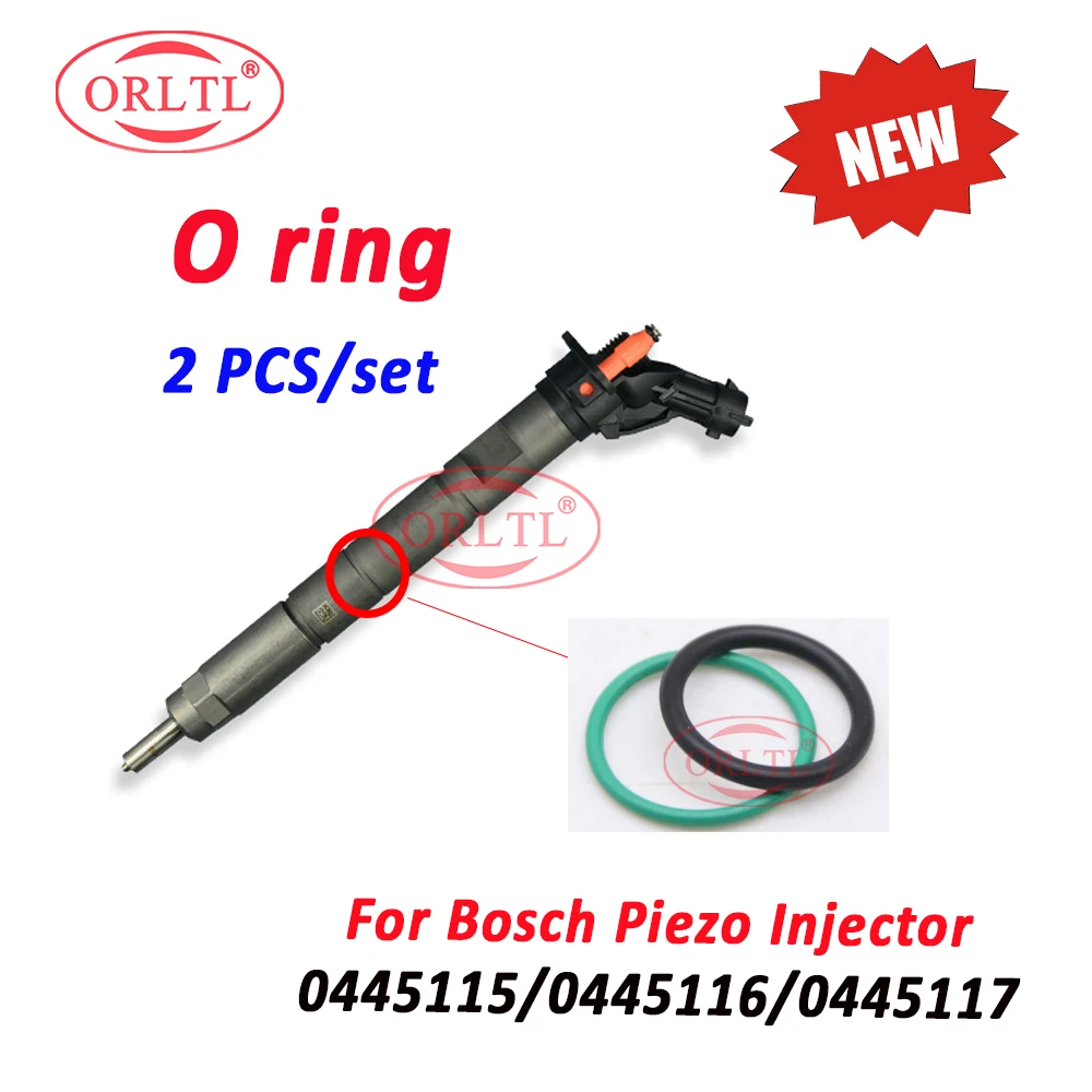 ORLTL 2 PCS Diesel Injector Oring Sealing Ring For Bosch Piezo ...
