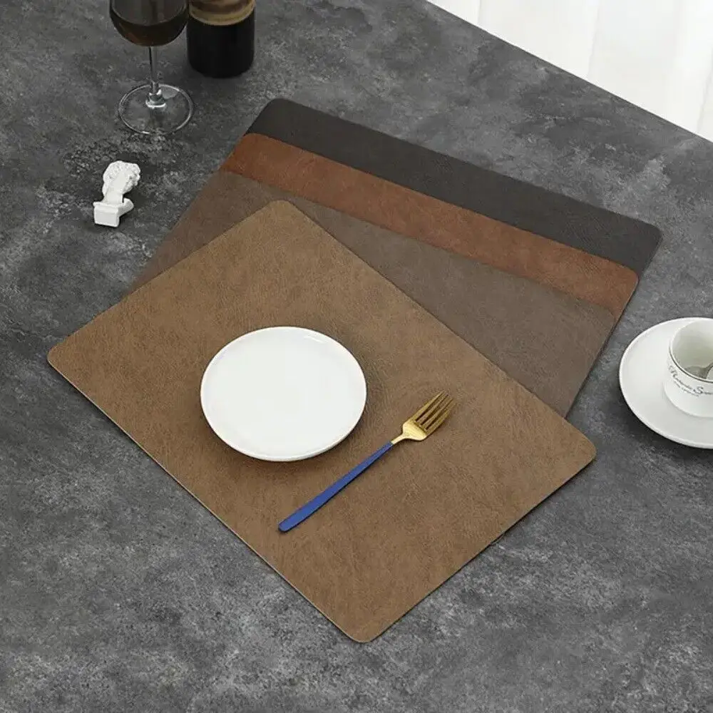 PU-Leather-Placemat-High-Quality-Waterproof-Oilproof-Rectangle ...
