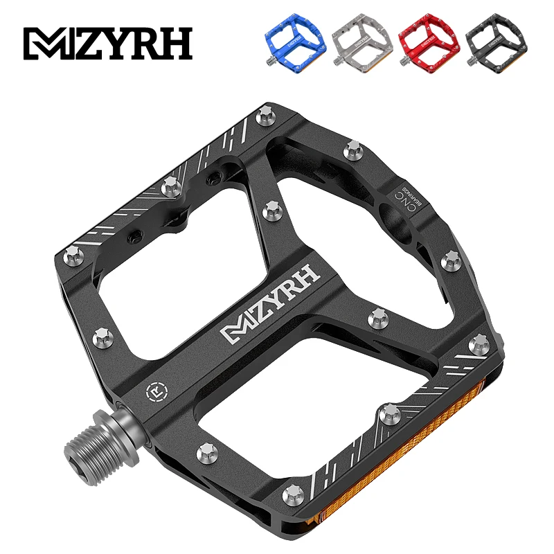 Reflective Mountain Bike Pedals 3 Bearings Road Bicycle Pedal Non-Slip ...