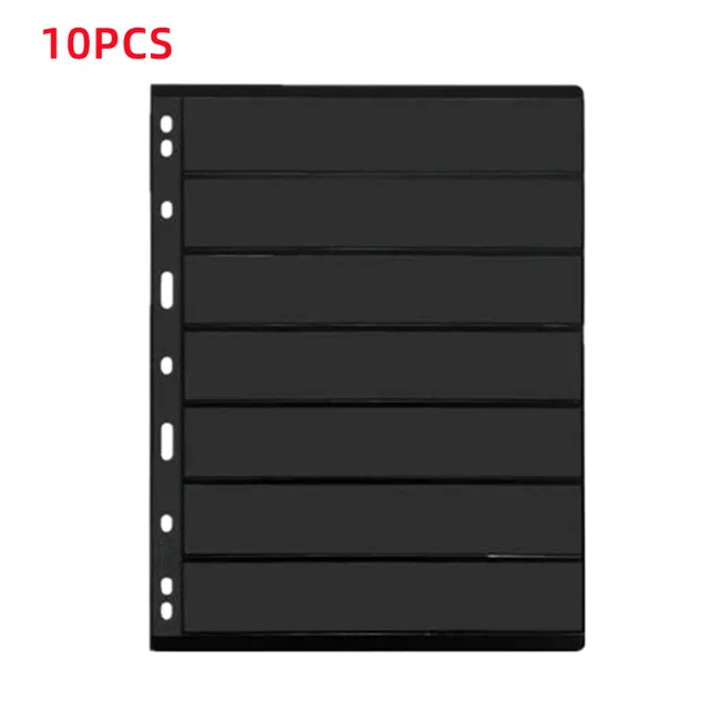 10pcs/Lot Stamp Album Collection Refill Pages 4 5 6 7 Lines Grid Acid ...