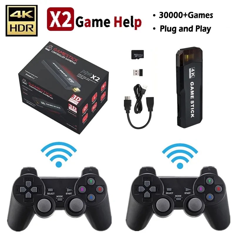 NEW-X2-Plus-HD-4K-Game-Console-3D-Wireless-Handheld-Controller-30000 ...