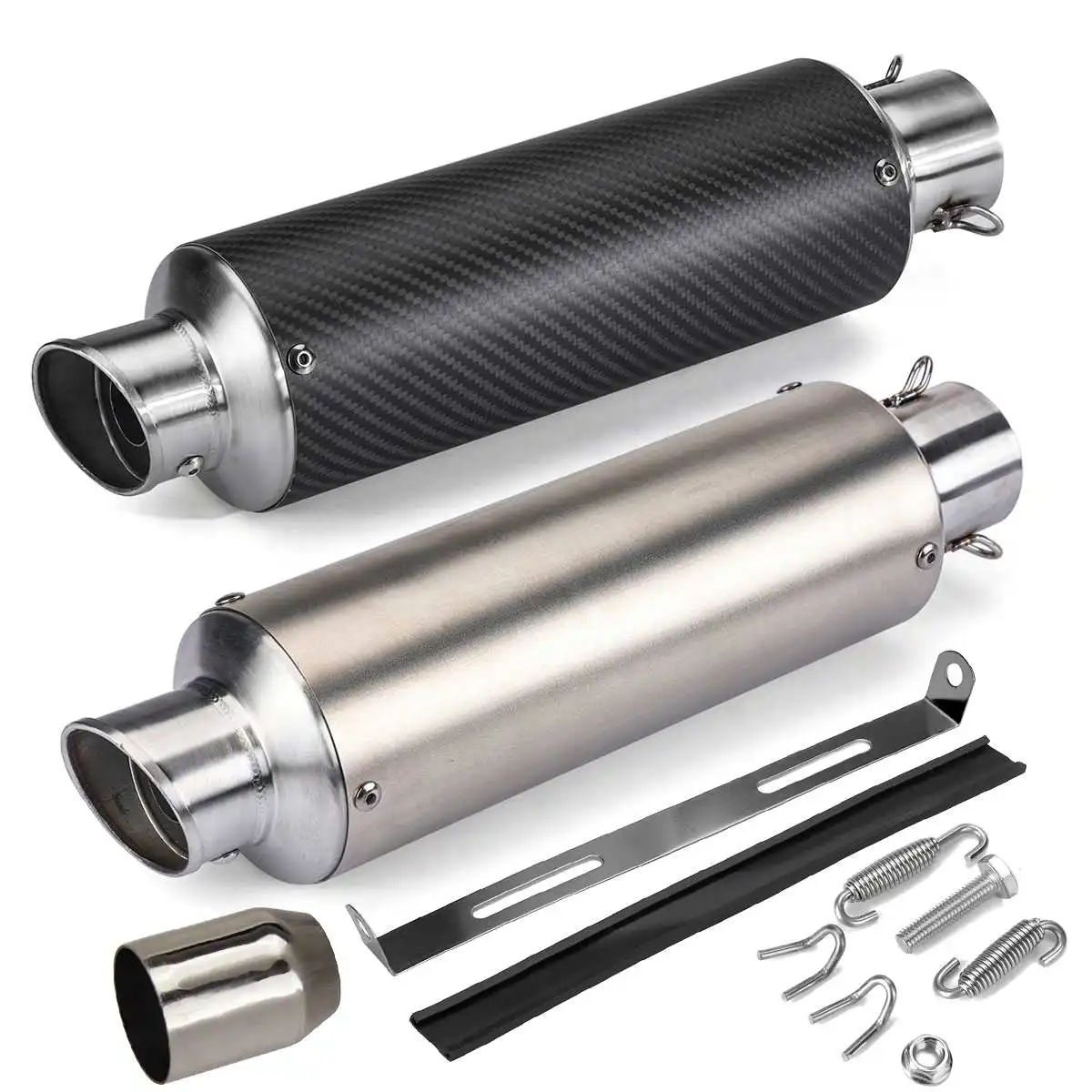 Car Motorcycle Styling Exhaust System Muffler Tail Pipe Tip Universal ...
