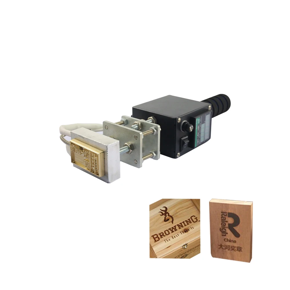 Logo custom heat stamp for wood foil shoes and clothing