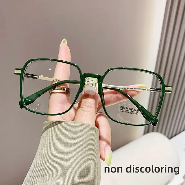 New Style Photochromic Myopia Glasses Men Women Color Changing ...