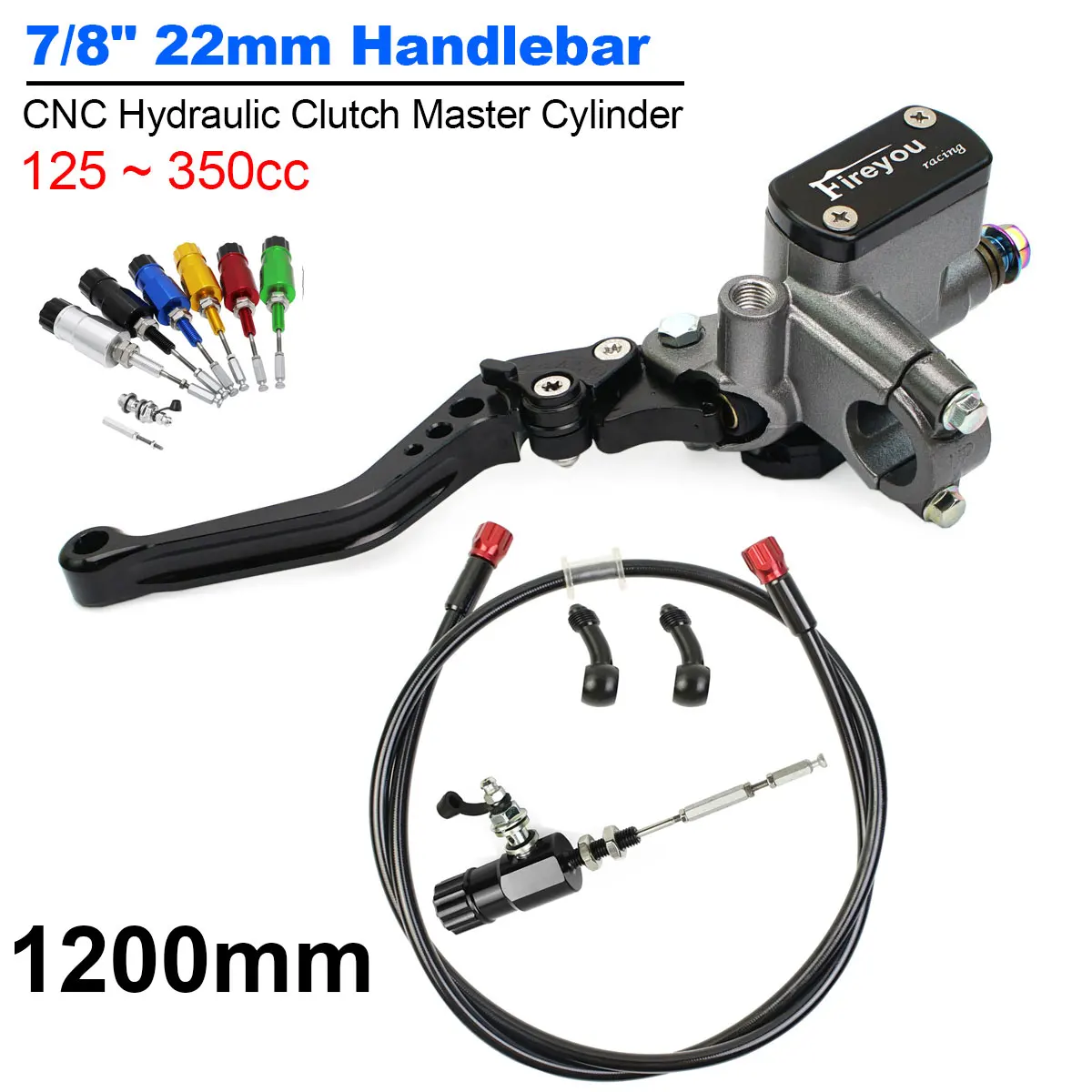 Motorcycle-Hydraulic-Clutch-Kit-Brake-Lever-Master-Cylinder-Knitting ...