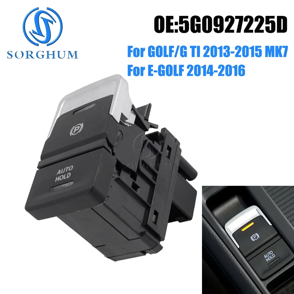 5G0927225D Electronic Handbrake Switch For 2013-2015 VW Golf GTI MK7 ...