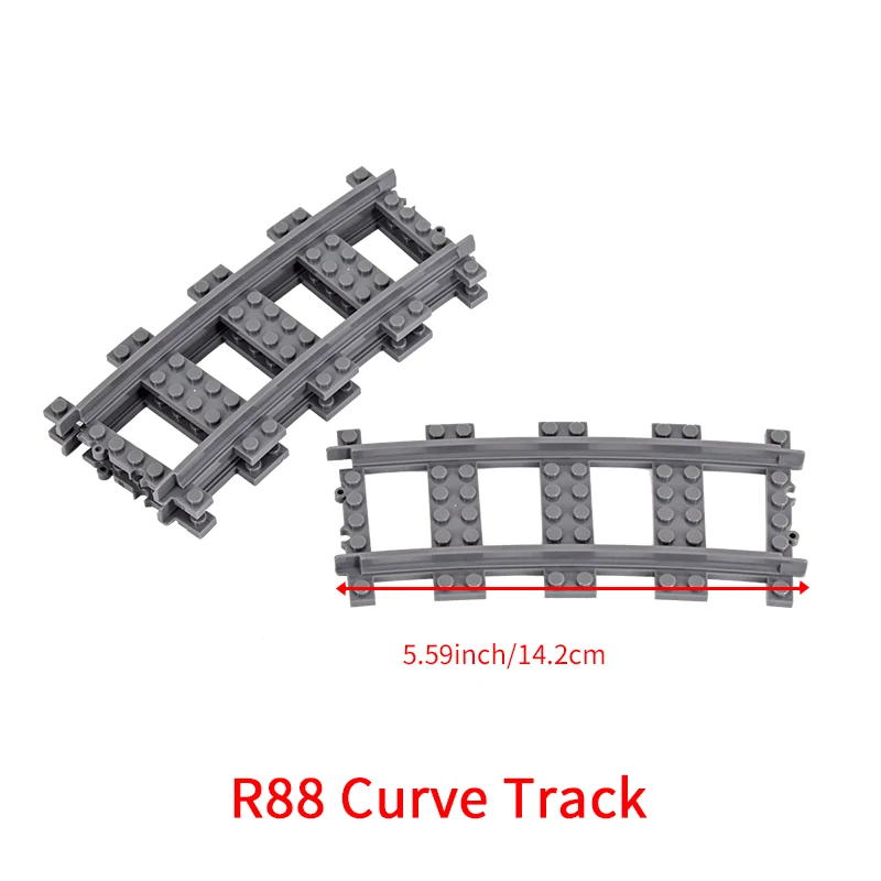 City-Trains-Track-R88-Points-Flexible-Switch-Railway-Crossing-Tracks ...