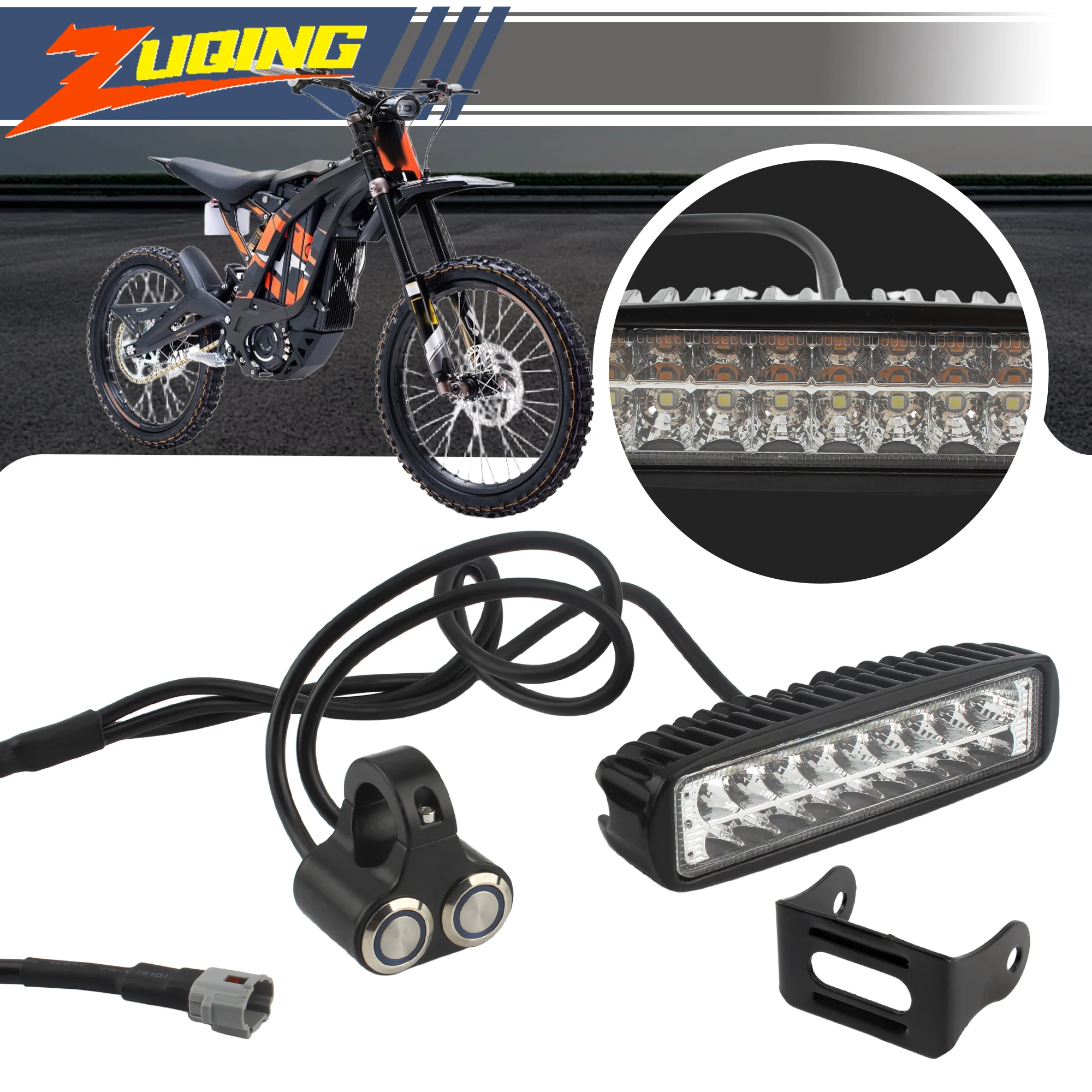 For Sur-Ron Light Bee S & X Dual Control Switch Far Near Beam LED Front ...