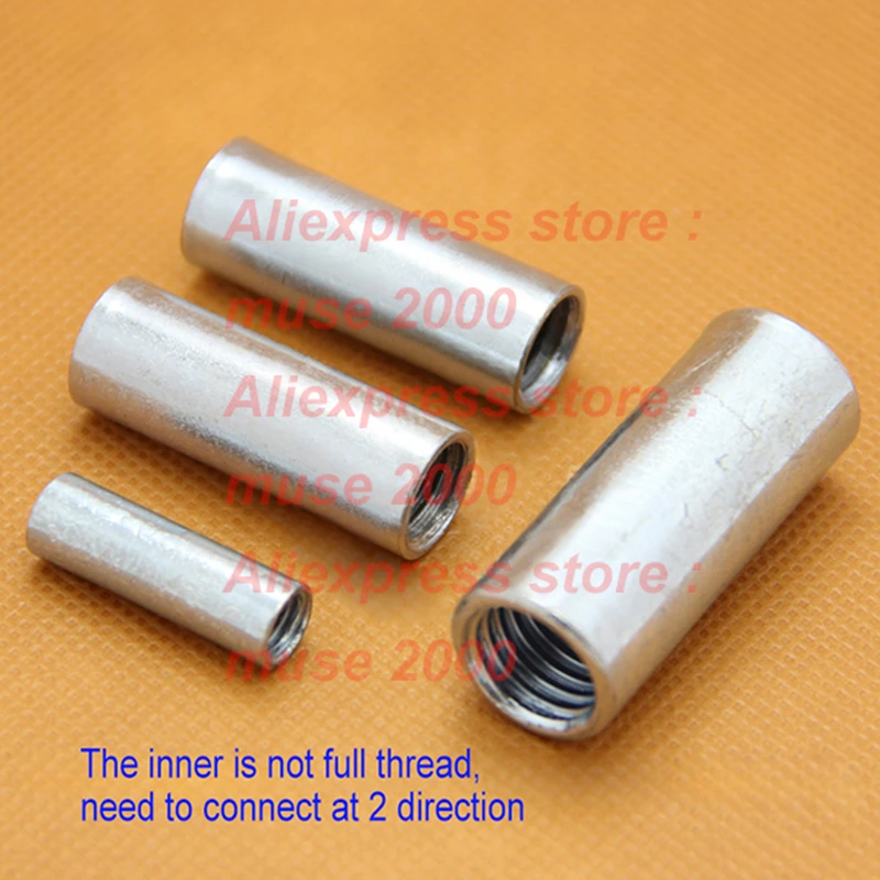 M6 M8 M10 M12 Hollow Screw Inner Thread Connector Screw Nut Bolt Nut ...