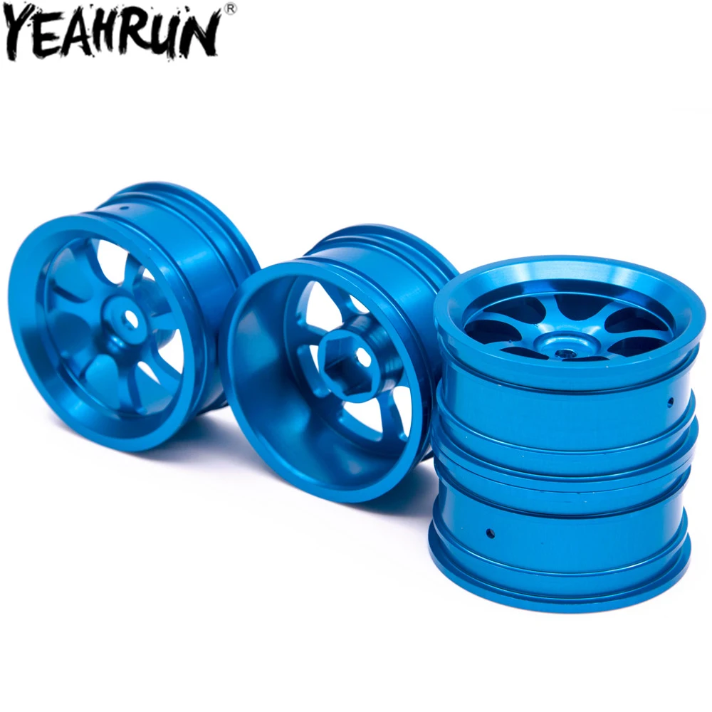 YEAHRUN-Aluminum-Alloy-Wheels-Hubs-Rims-for-1-10-RC-On-road-Drift-Car ...