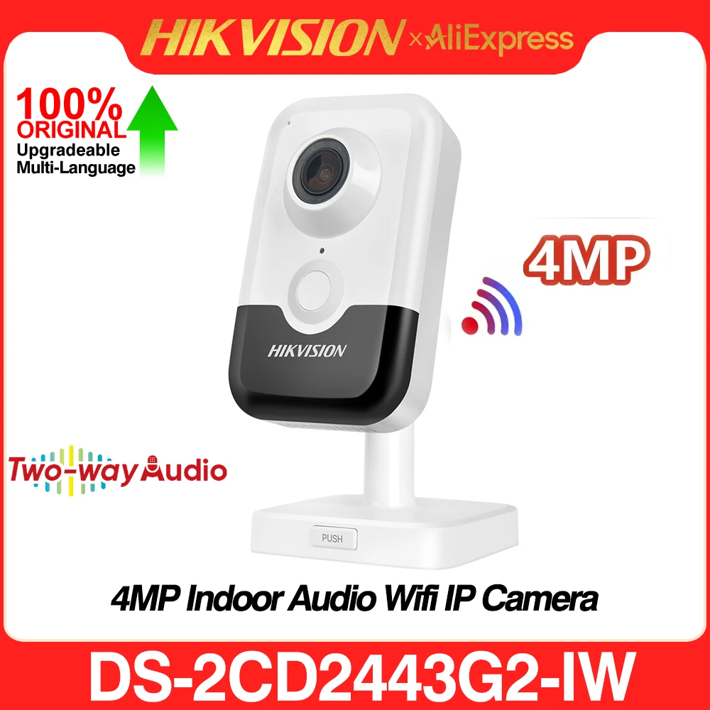 Hikvision DS-2CD2443G2-IW 4MP WIFI Cube IP Camera AcuSense Line ...