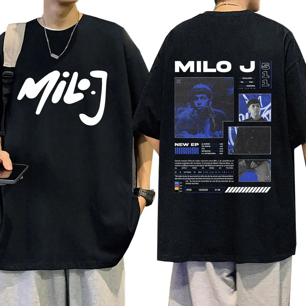 Rapper-Milo-J-T-Shirt-511-Album-Merch-Short-Slevee-T-shirts-Men-Women ...