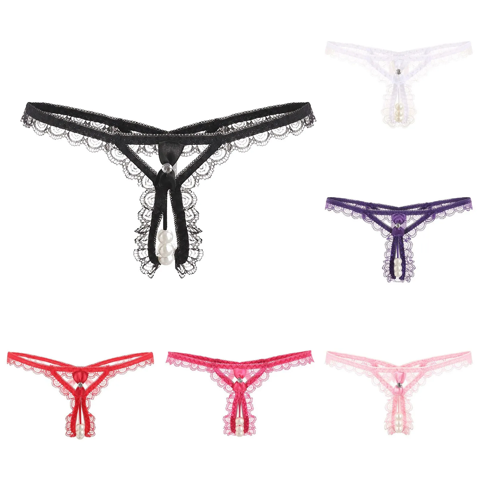 Tangas-con-abertura-en-la-entrepierna-para-mujer-lencer-a-Sexy-con ...
