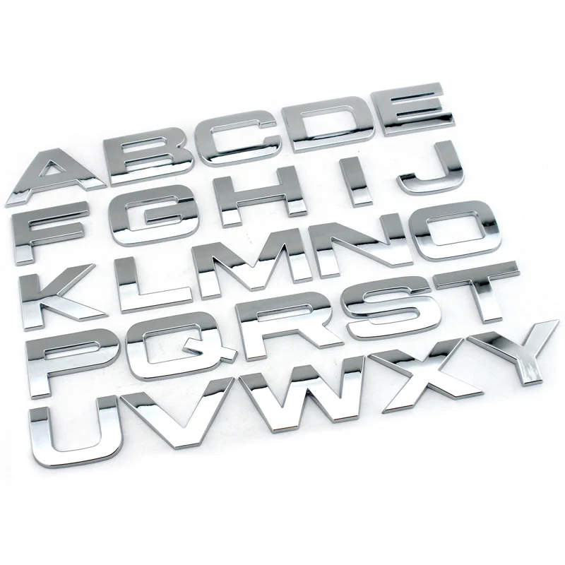 Diy-32mm-alta-3d-letras-n-meros-famosos-logotipos-do-carro-com-nomes ...