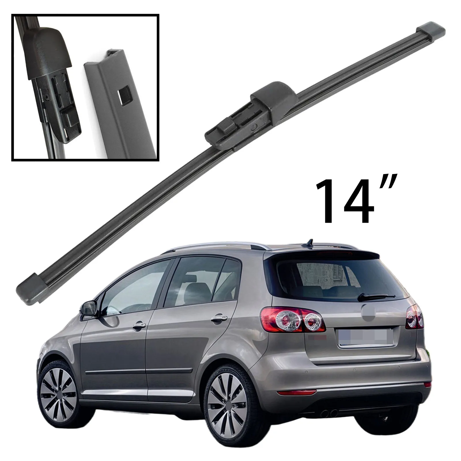 14" Rear Windshield Windscreen Washer Wiper Blade For VW Golf Plus 521 ...
