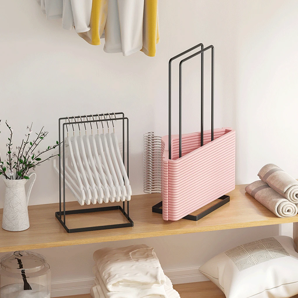 Clothes-Hanger-Organizer-Carbon-Steel-Rack-Stand-Storage-Holder-Living ...