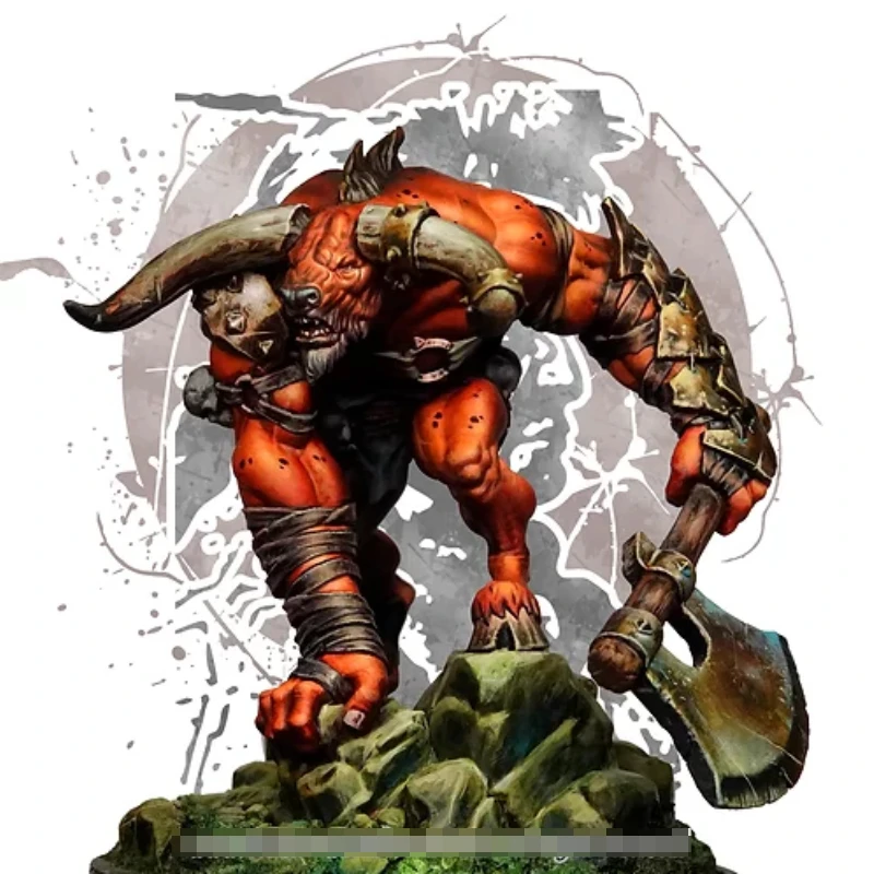 1/24 Resin Figure Die-Cast Character Model Beast Bullhead Man Modeling ...