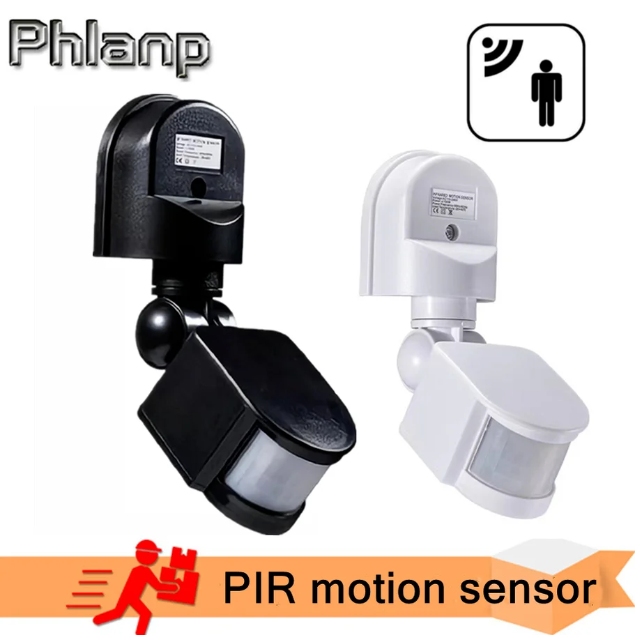 12V-Motion-Sensor-220V-110V-PIR-Movement-Detector-Automatic-Infrared ...