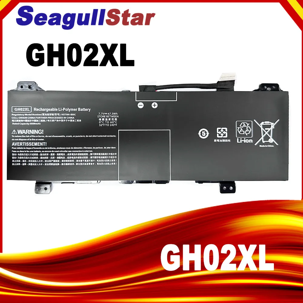 GH02XL L75783-005 Battery for HP Chromebook 11A G8 11 G8 14 G6 NA0010CA ...