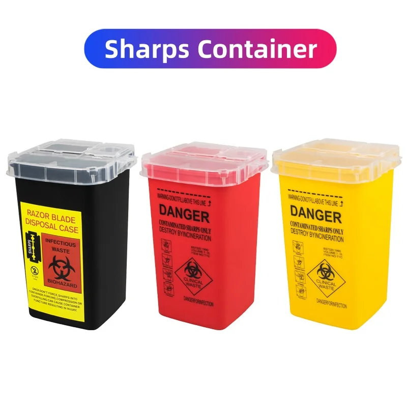 Tattoo-Sharp-Container-Sharps-Waste-Bin-Large-Capacity-Professional ...