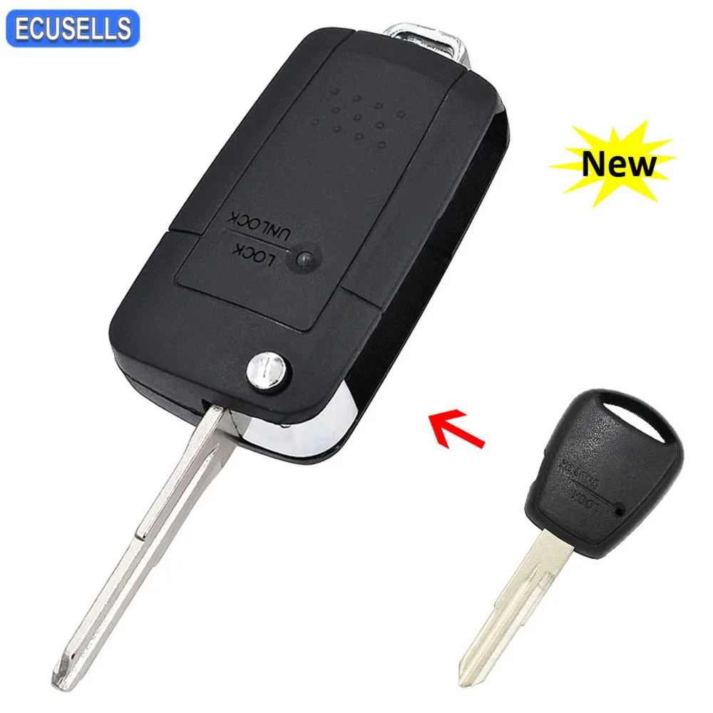 Ecusells-1-Button-Flip-Folding-Remote-Car-Key-Shell-Case-Fit-For ...