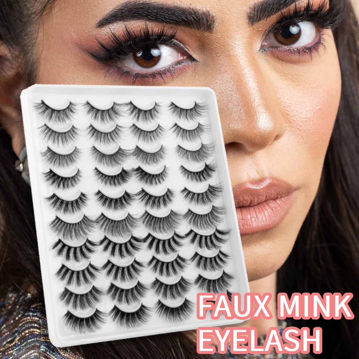 Sexysheep 5 7 16 20 Pairs Mink Lashes Faux Eyelashes Mink False