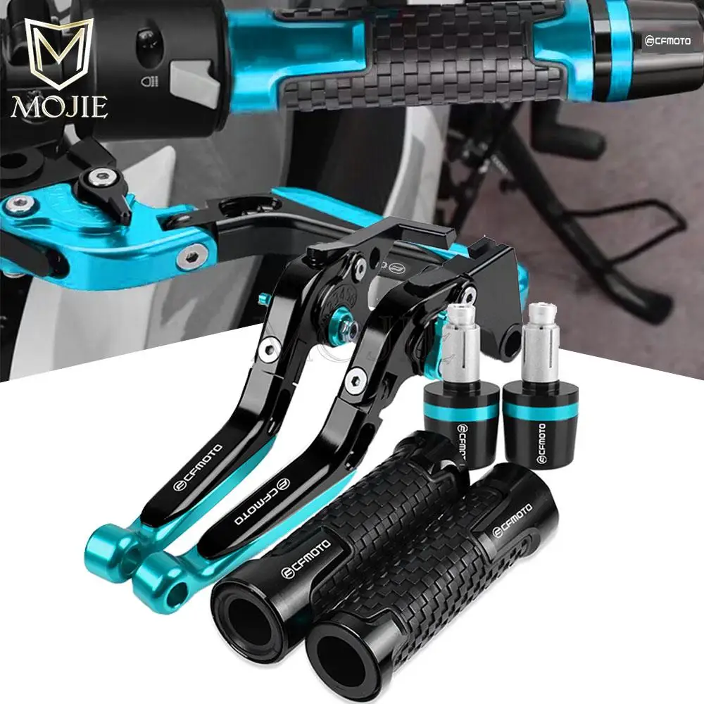 Motorcycle-CNC-Handlebar-Grips-Ends-Folding-Brake-Clutch-Levers-FOR ...