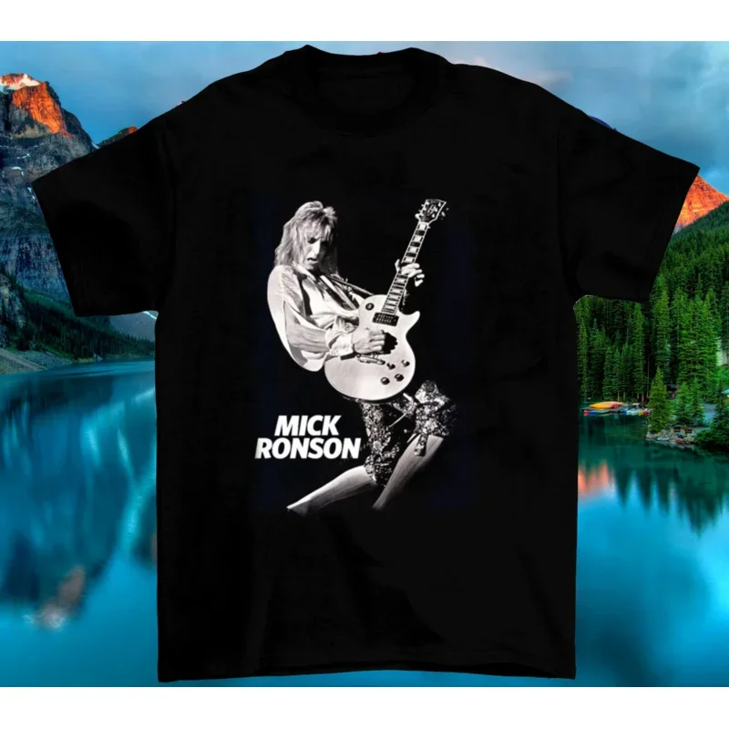 Mick-Ronson-Hull-City-of-Culture-to-honor-guitarist-Black-Men-s-Shirt ...